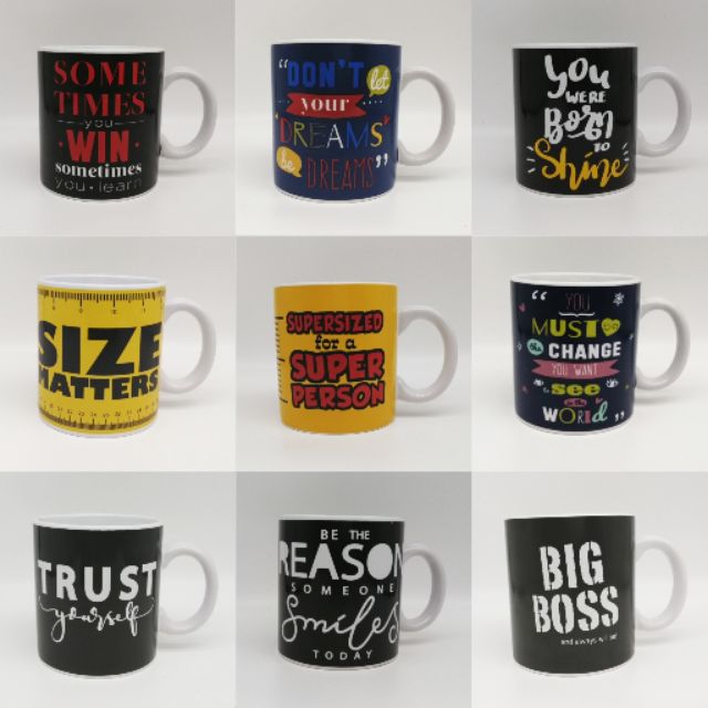 giant mug ceramic cup/ hari jadi cawan besar/birthday coffee tea big ...