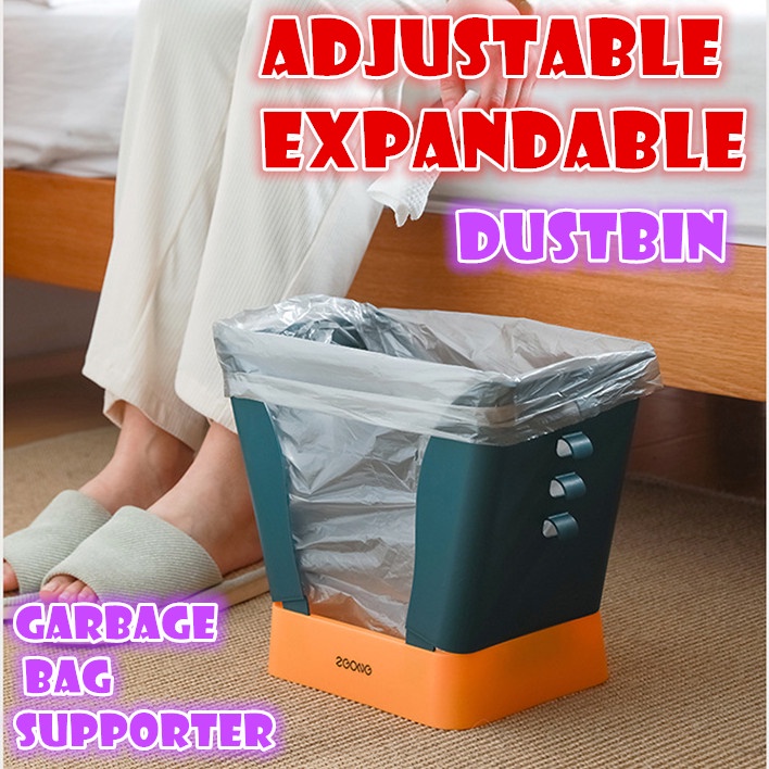 《SG Local stock》Adjustable expandable dustbin Garbage plastic bag ...