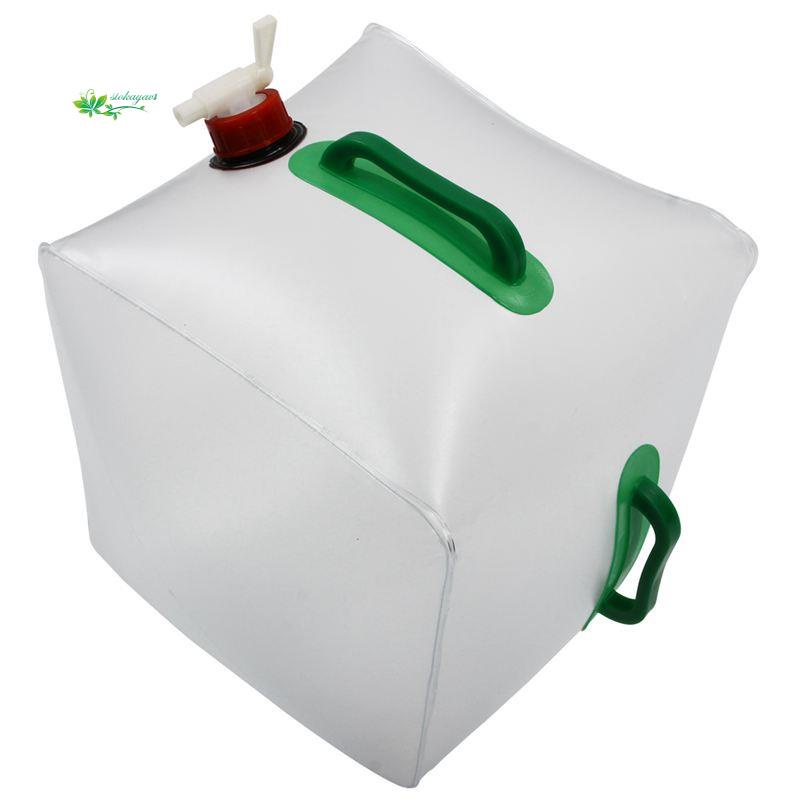 20L 5.3 Gallon Portable Water Carrier Collapsible Water Storage ...
