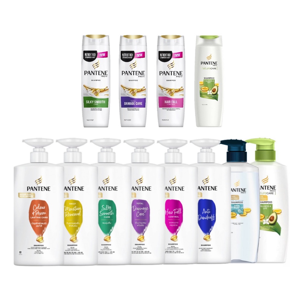 BUNDLE - PANTENE PRO-V SHAMPOO 70ML/680ML/750ML (ASSORTED) - BEAUTY ...