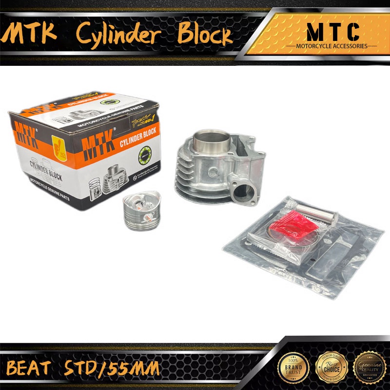 MTK Cylinder Block Set BEAT STD 50MM / BEAT FI STD | Shopee Singapore