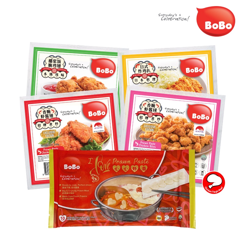 [Buy 2 Free 1] Assorted BoBo Fried Chicken Items (Frozen) | Shopee ...