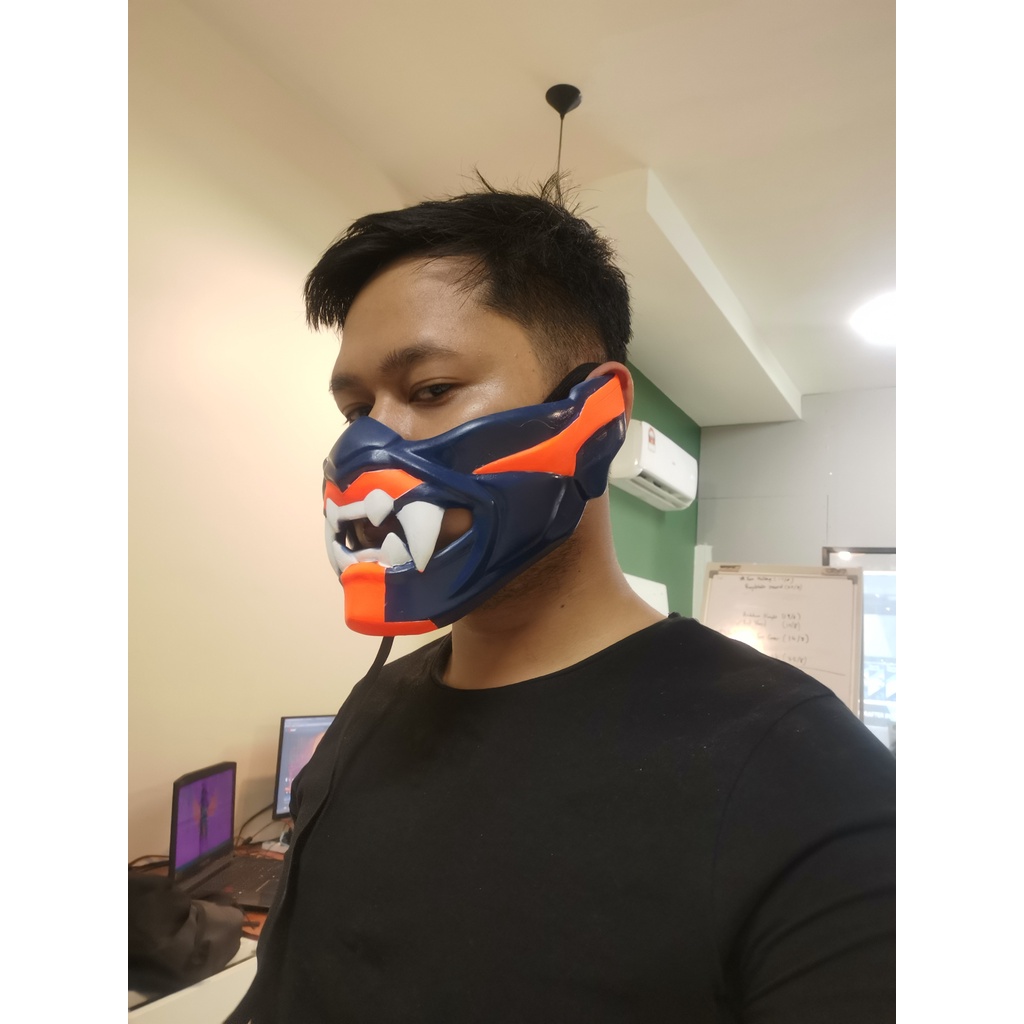 VALORANT YORU ULTIMATE ONI MASK FOR COSPLAY [3D PRINTED] | Shopee Singapore
