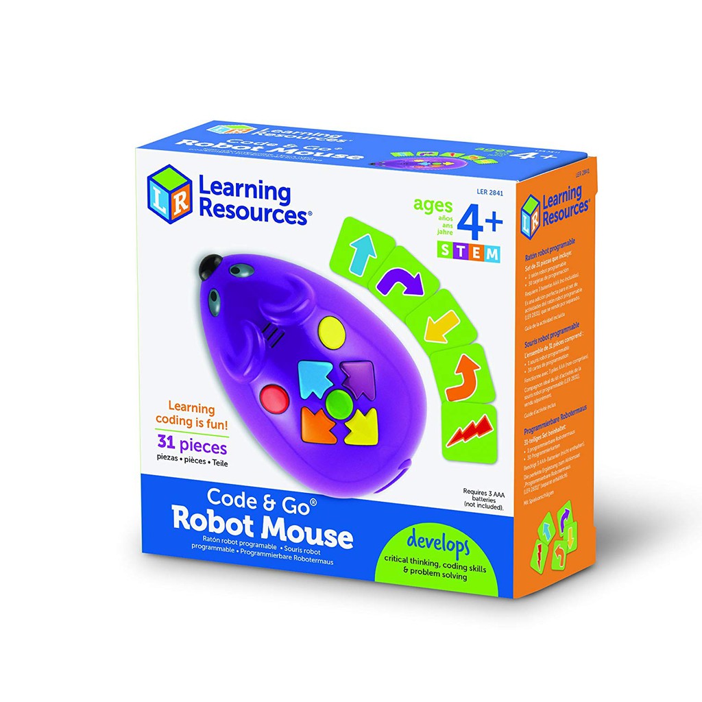 Learning Resources Code & Go Robot Mouse ( STEM ) | Shopee Singapore