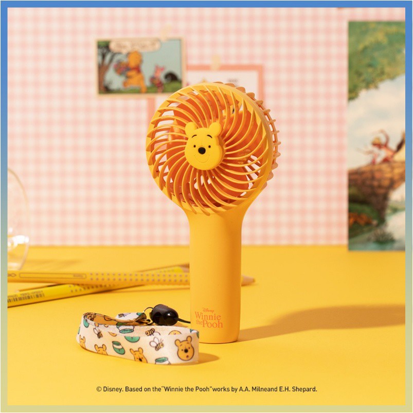 [ROYCHE x DISNEY] Winnie the Pooh Mini Handy Fan / Mobile Fan ...