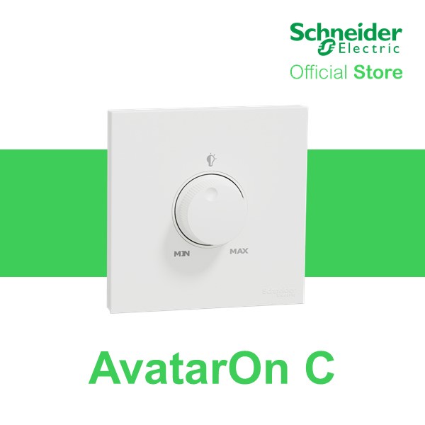 Schneider Electric AvatarOn C: 240V 250W Universal DIMMER with switch ...