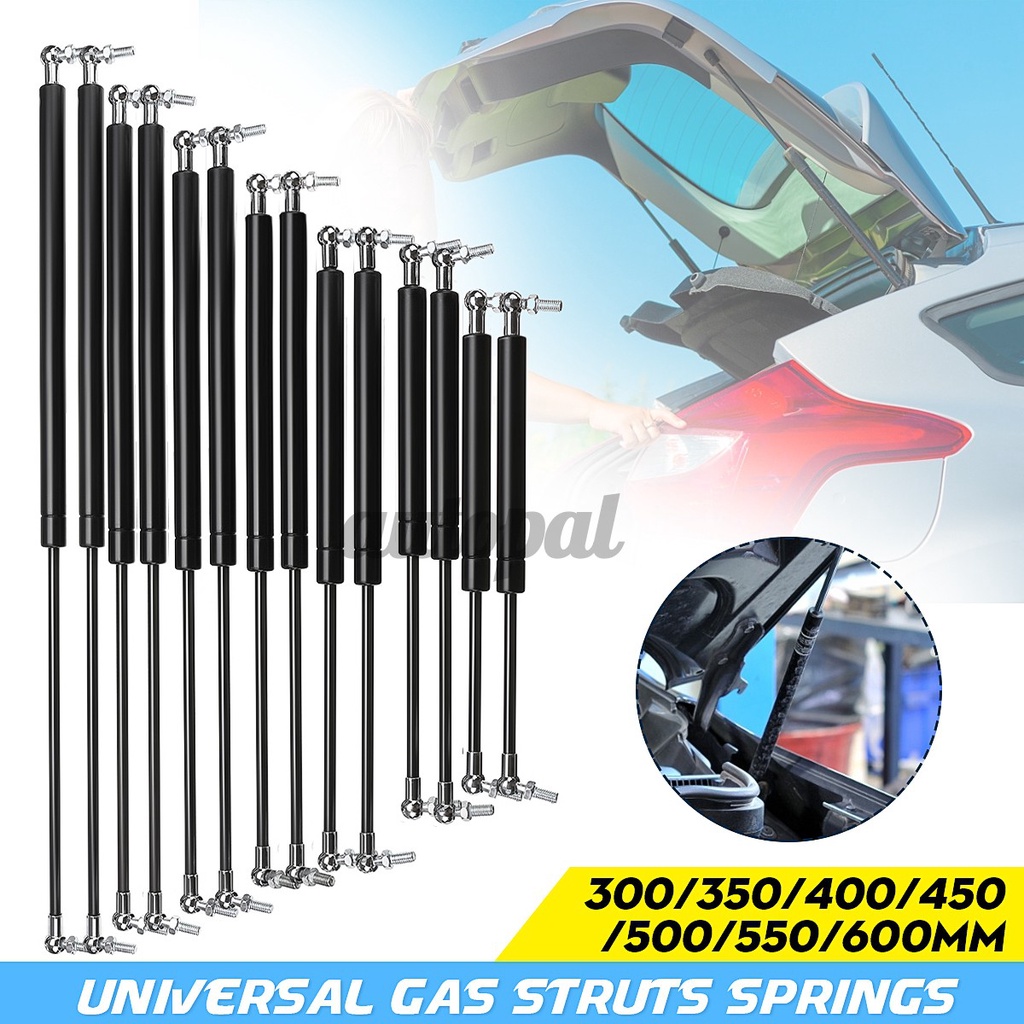 2X UNIVERSAL GAS STRUTS SPRINGS 300MM TO 600MM BOOT BONNET MULTI ...