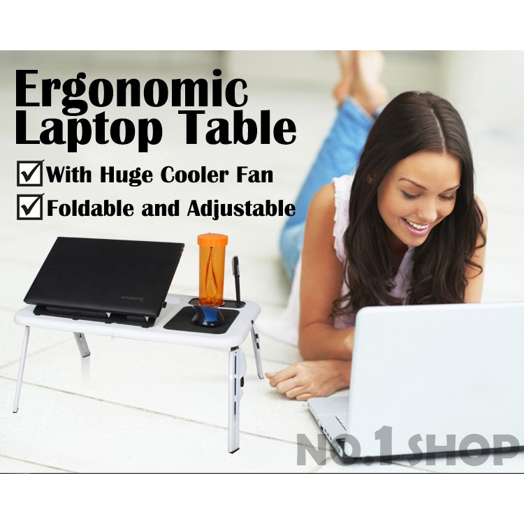 🇸🇬 Multi Functional Adjustable E-Table / Foldable Laptop Stand ...