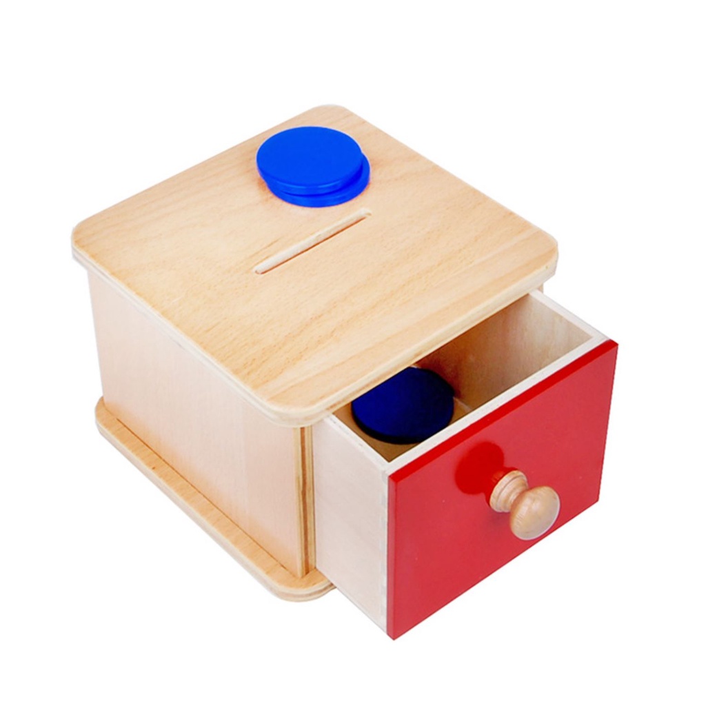 Montessori Educational Toy/baby Toy/Toddler Toy-Coin Box | Shopee Singapore