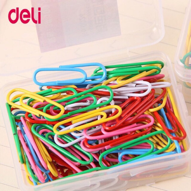 Deli colored pins (box of 100) | Shopee Singapore