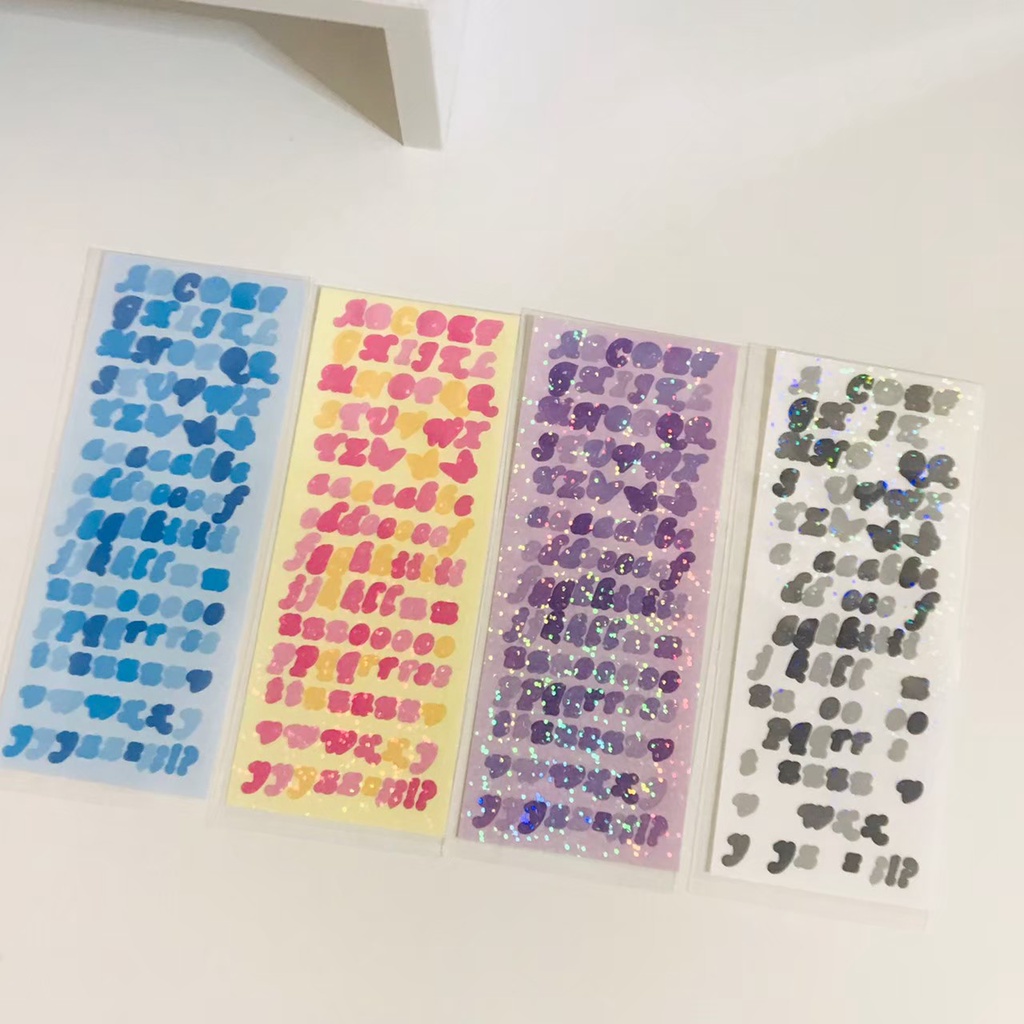 Alphabet stickers ABC Cute Die Cut stickers. | Shopee Singapore