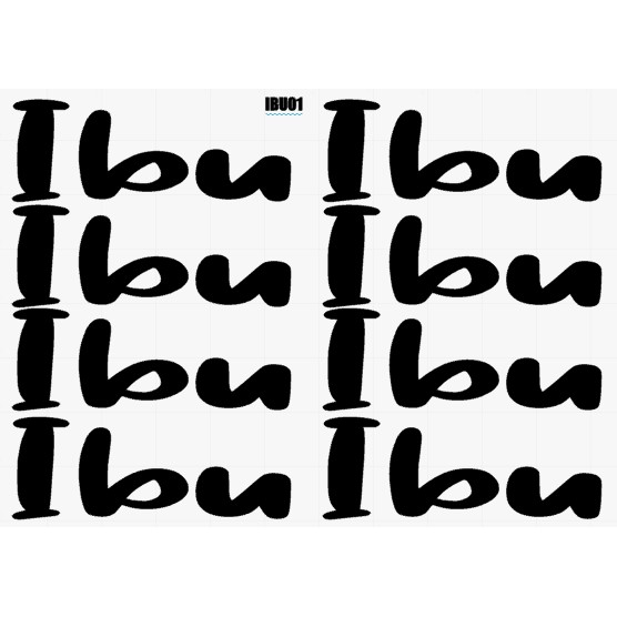 BALLOON STICKER GELARAN IBU (A4 SIZE) | Shopee Singapore