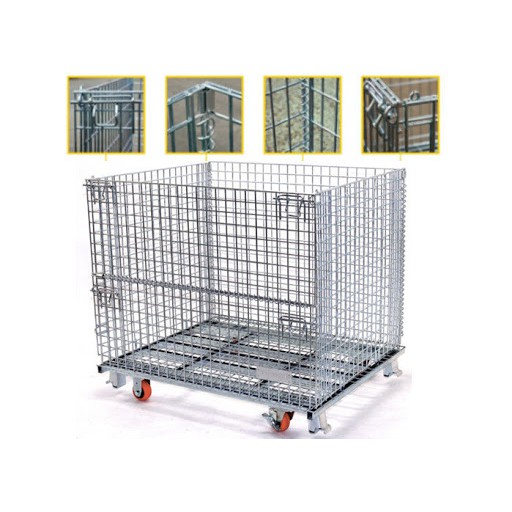 [PACKHUP] Foldable Wire Mesh Cage / Commercial Storage Logistic ...