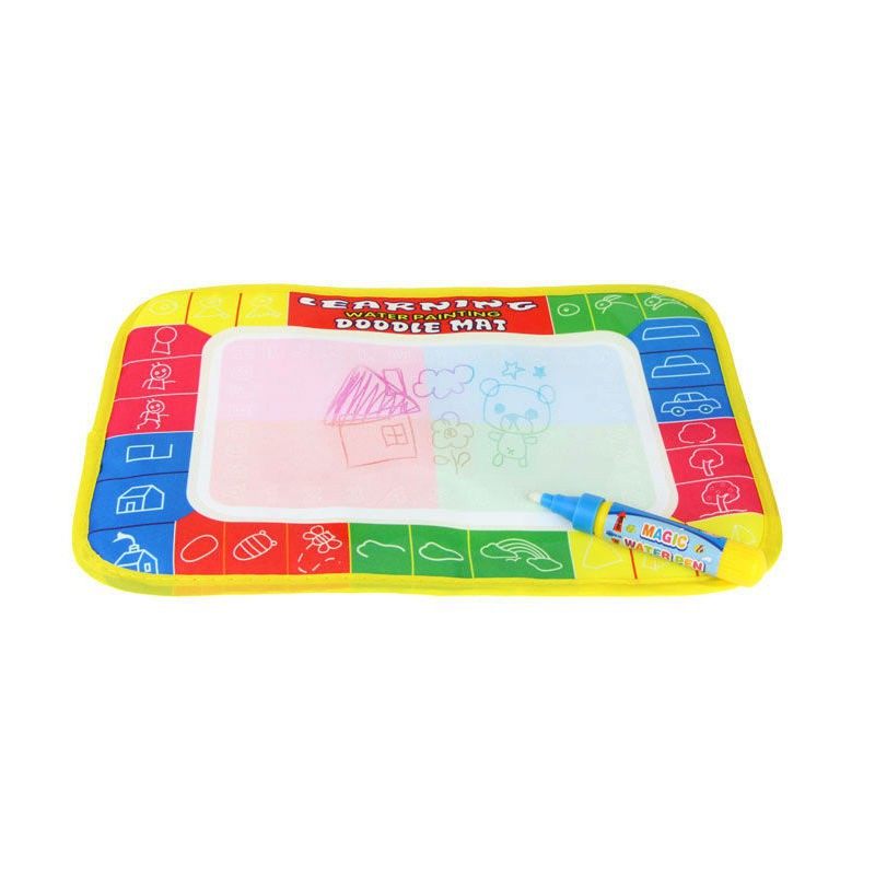 29x19cm Mini Reusable Water Drawing Mat with Magic Pen Painting Toys ...