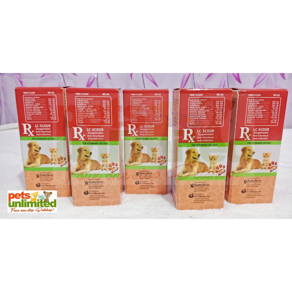 LC-SCOUR 60mL (Suspension Anti-Diarrheal Anti-Infective) | Shopee Singapore