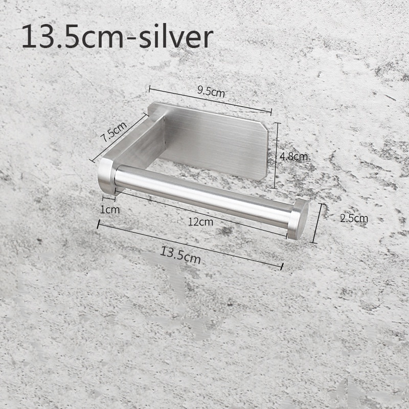 304 Stainless Steel Kitchen Paper Roll Holder Punch Free Waterproof ...