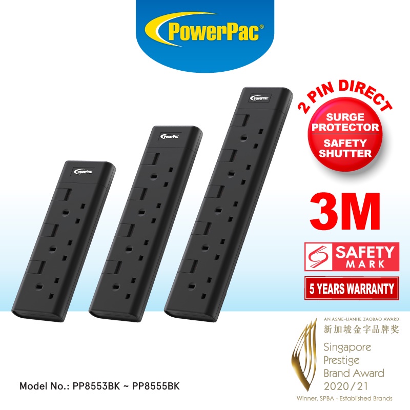 PowerPac Extension Cord, Extension Socket, Power Cord, Power Extension ...