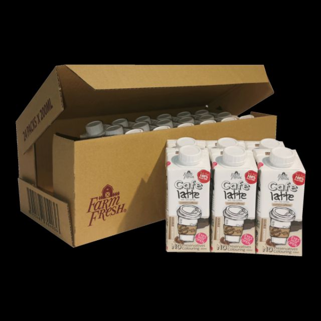 BEST ITEM FARM FRESH | CAFE LATTE | 24PACK | Shopee Singapore