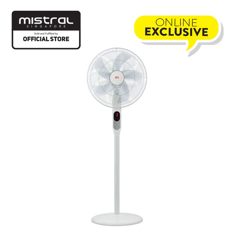 Mistral 16" ABS Blade Stand Fan with Remote Control MSF046R / 16” Stand ...