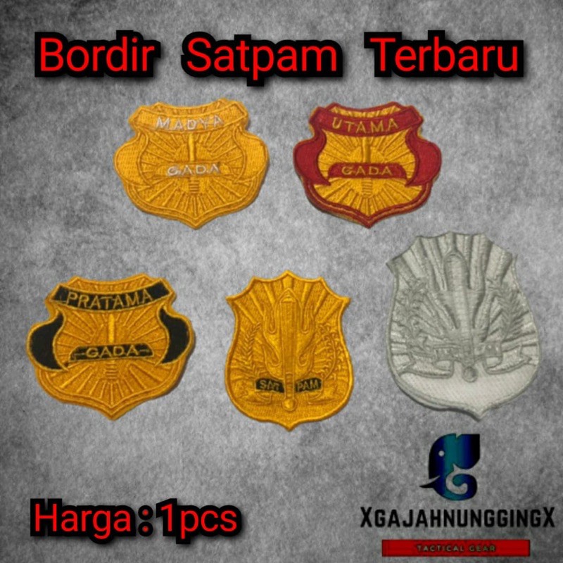 Embroidered Security Guard Logo Security Logo Gada Pratama Gada Madya ...
