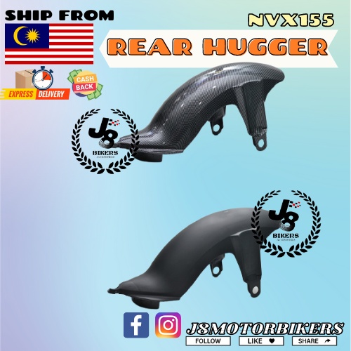 YAMAHA NVX 155 V1 NMAX 2020 V1 V2 REAR HUGGER / FENDER INNER / FENDER ...