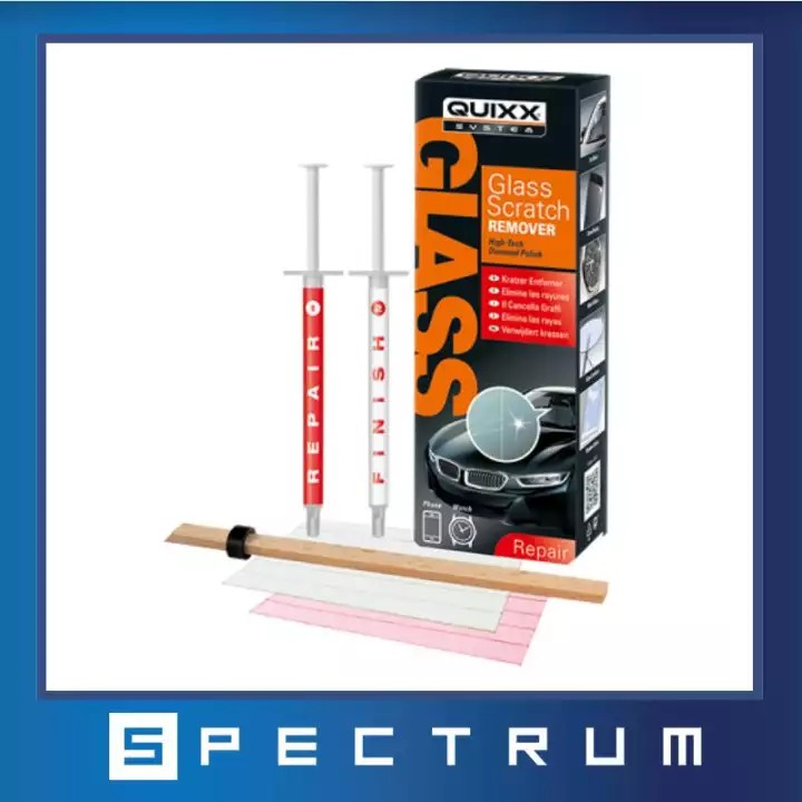 QUIXX Glass Scratch Remover - For Vehicle Detailing Window Diamond ...