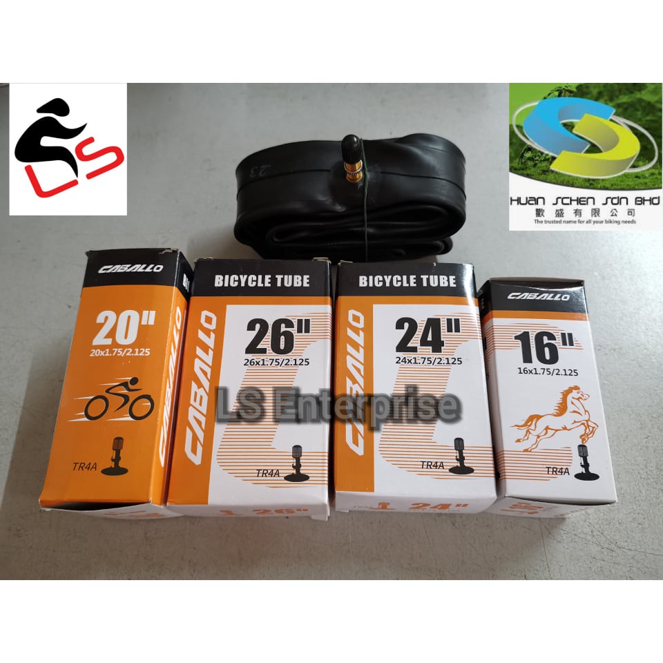 LS SSM Caballo Deli Bicycle Tube Butyl Rubber Inner Tube Tiub Basikal ...