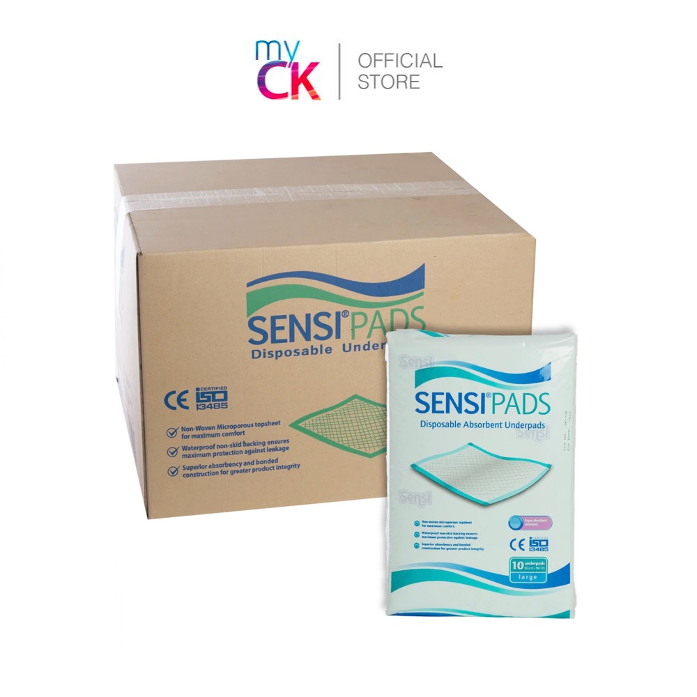 (CARTON DEAL) Sensi Underpads Disposable Absorbent 60x90cm (12 packs ...