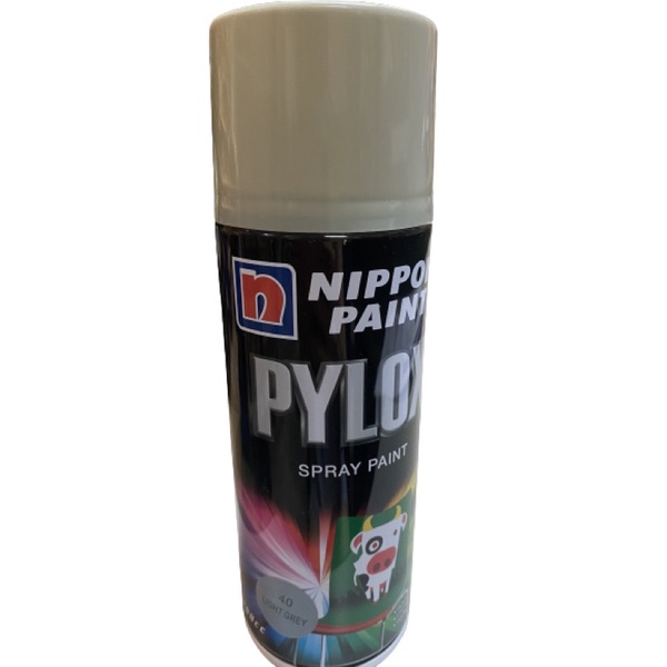 Nippon Paint Spray Paint Pylox 40 Light Grey | Shopee Singapore
