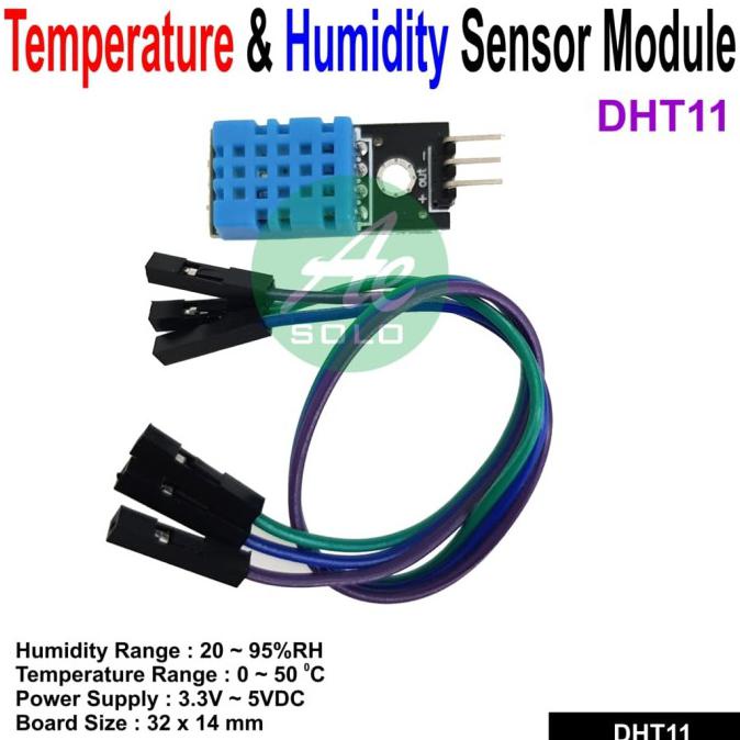 Best Quality) Dht11 Temperature & Humidity Sensor Module | Shopee Singapore