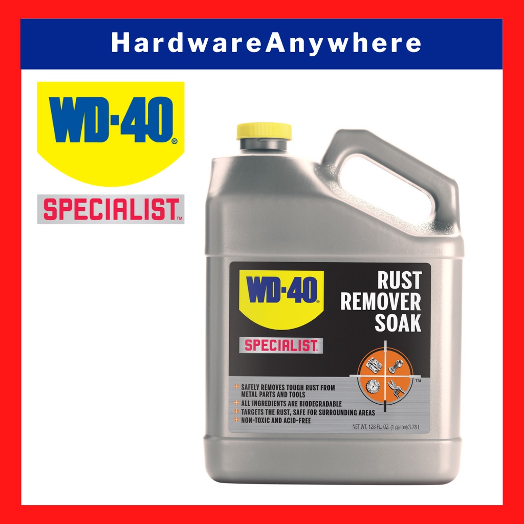 WD-40 SPECIALIST® Rust Remover Soak (1 Gallon) Bulk | Shopee Singapore