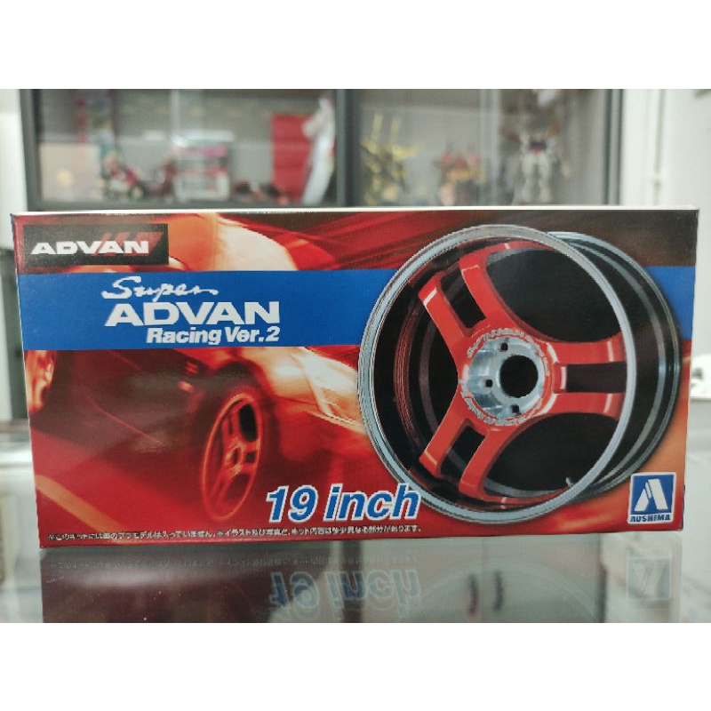 1/24 Aoshima Super Advan Racing Ver.2 19 inch wheels Modelkit | Shopee ...