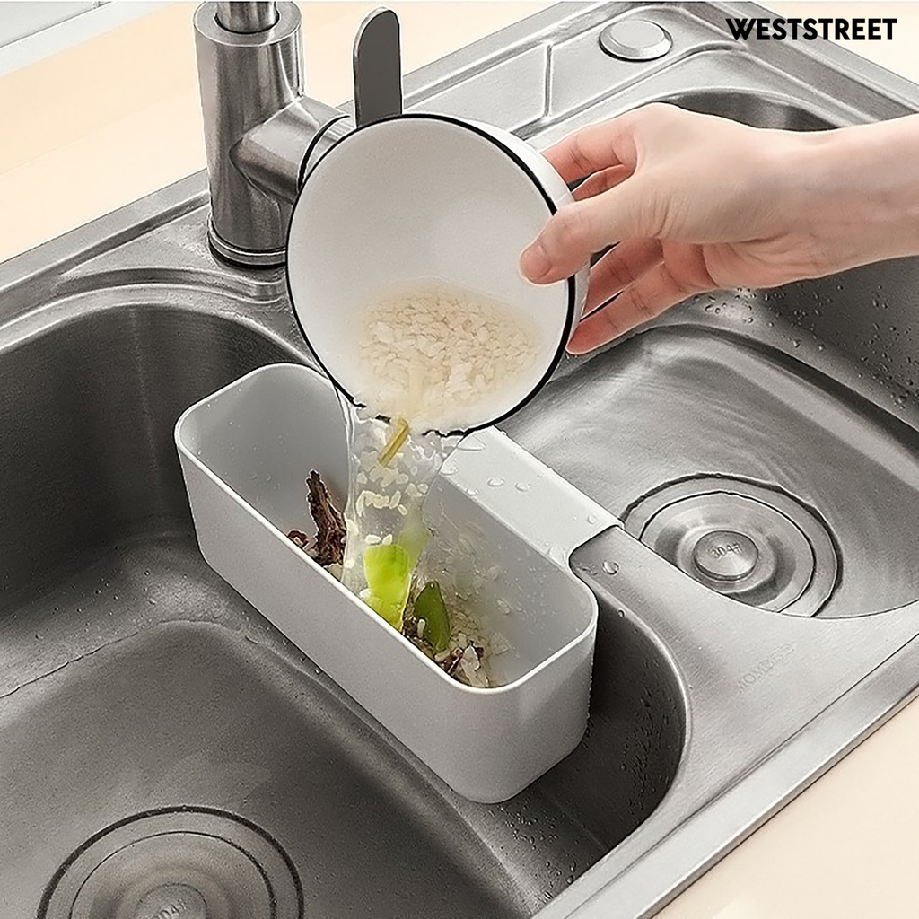 Weststreet Sink Strainers Basket Punch-free Multifunction Sponge Holder ...