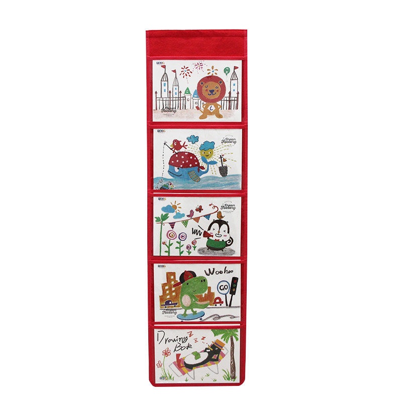 Kindergarten Art Works Display Bag A4 Transparent Drawing Book Buggy ...