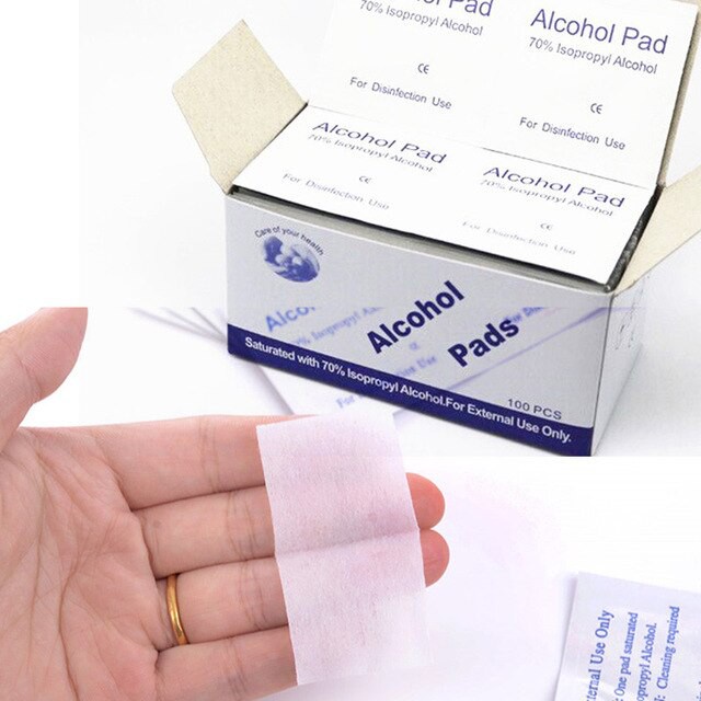 Alcohol Pads To Wipe Clean (1 Box Contains 100 Sheets) | Shopee Singapore