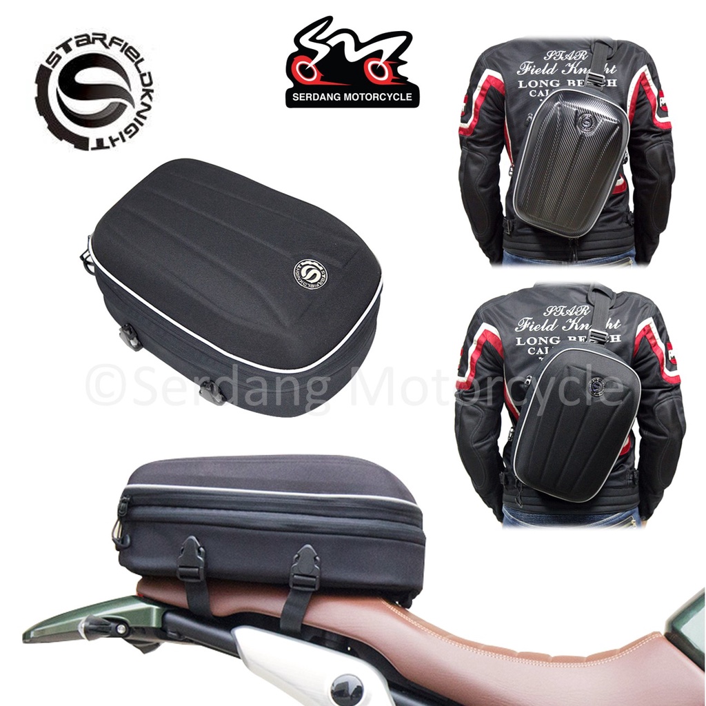 Star Field Knight SKB308 Rear Seat Tail Bag Tail Beg Motorcycle Seat ...