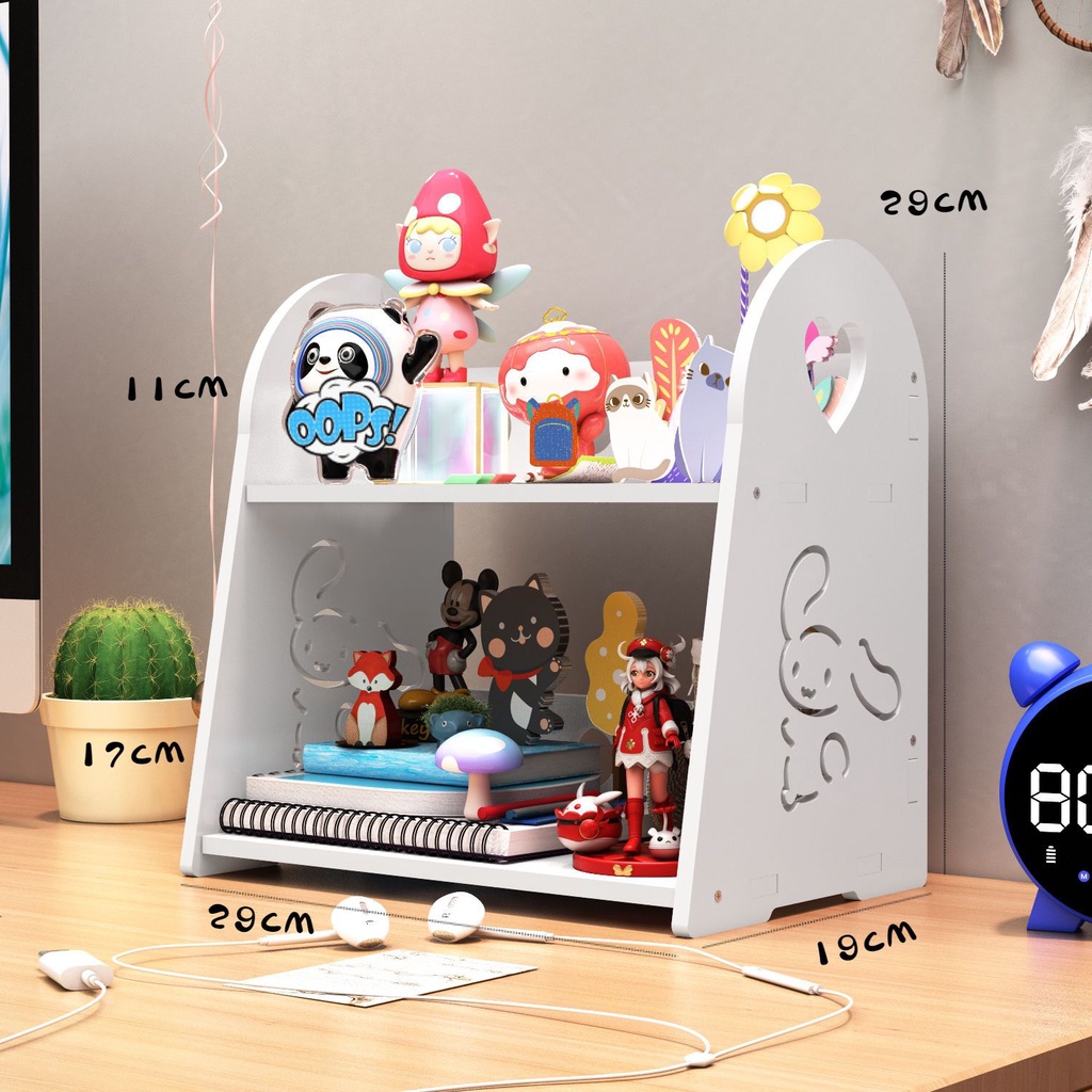 YOULITE Book Shelf Desktop Desk Organizer Shelving Kids Book Shelf ...