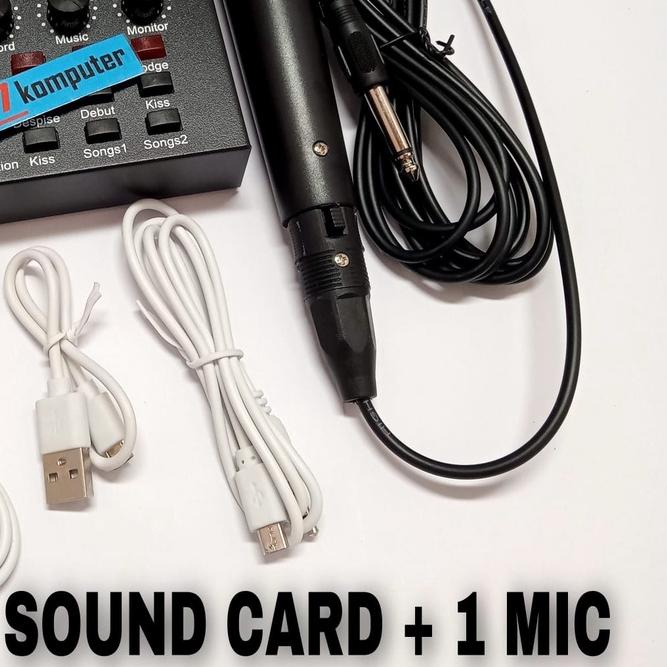 Soundcard V8 Bluetooth Audio External Sound Card V8 Mixer Taffware V8 ...