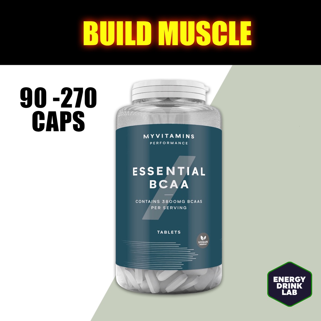 BCAA Tablets (90 or 270 tablets), Amino Acid Supplement, Boost Lean ...