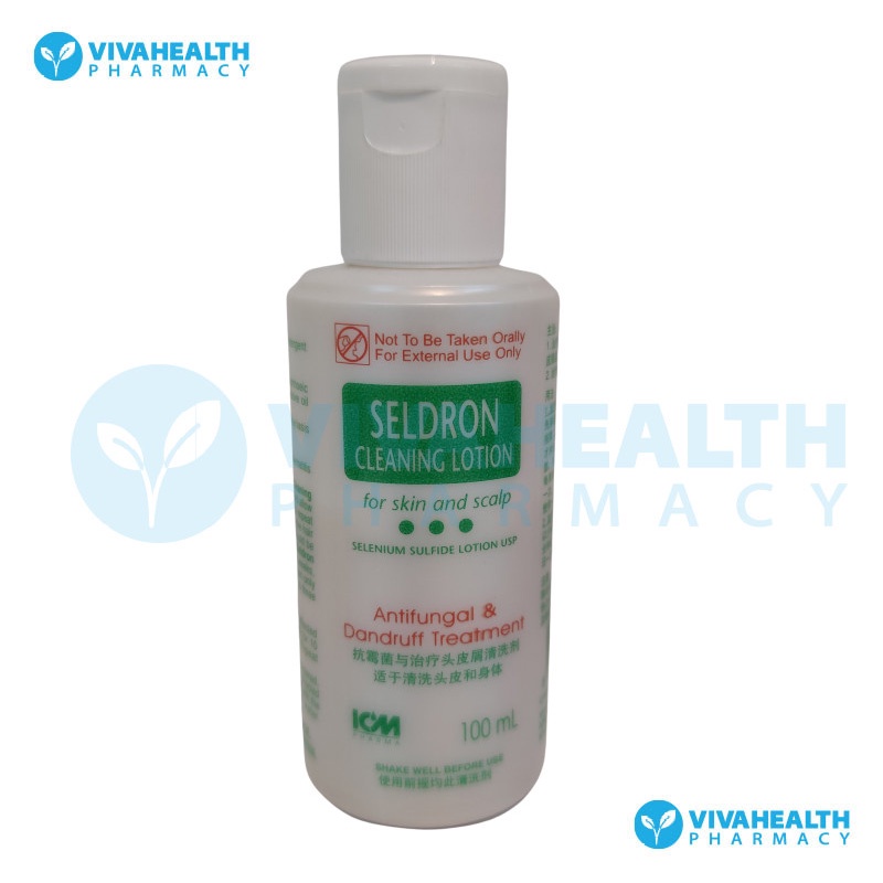 Seldron Cleaning Lotion For Skin and Scalp 100mL | Shopee Singapore