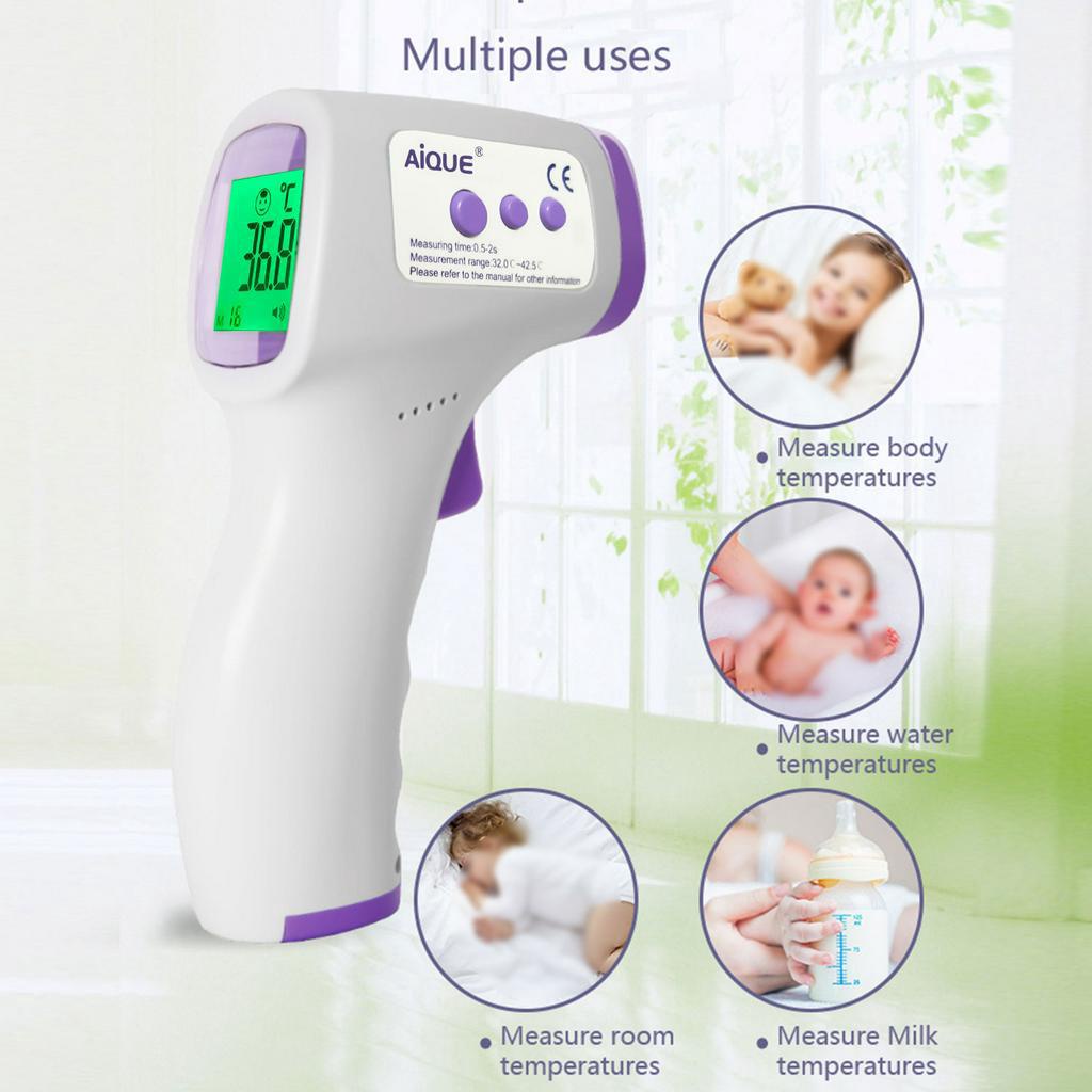 Digital Infrared Medical Thermometer Non-Contact Laser Forehead ...