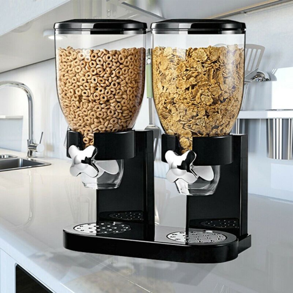 Cereal dispenser double grain vertical plastic grain dispenser grain ...