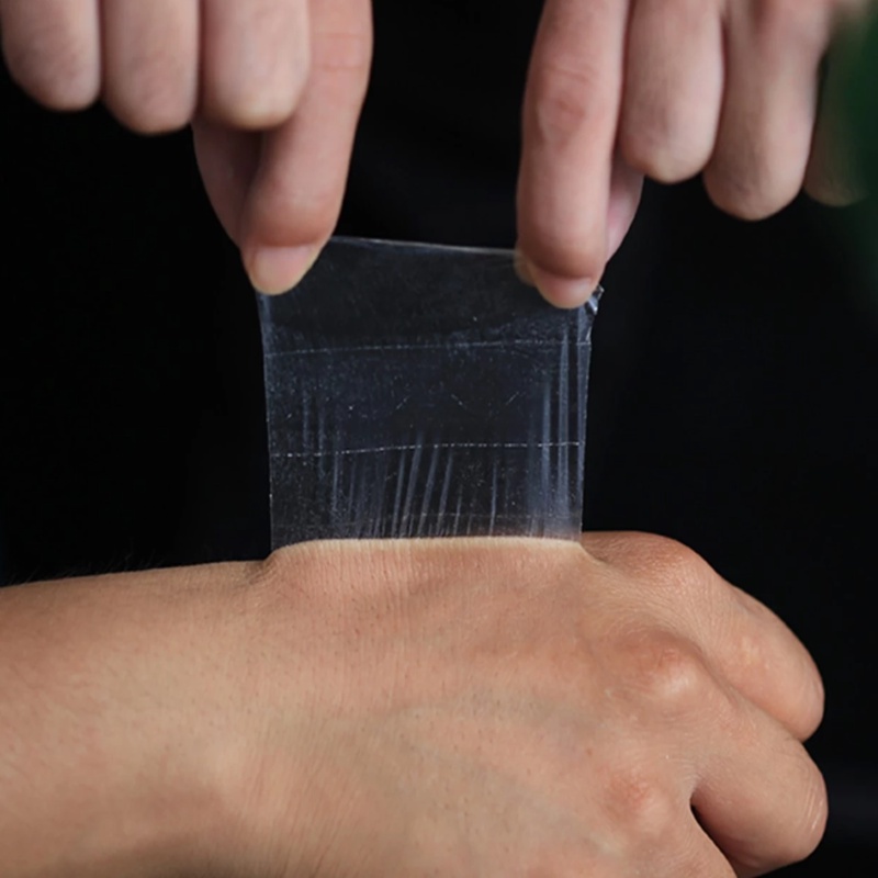 100 pcs Medical Grade Transparent Waterproof Tape PU Film Plaster Patch ...