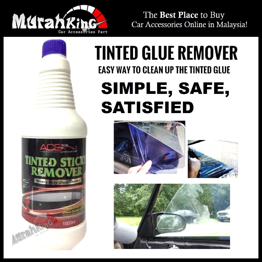Ace Ultimate Car Care Tinted Tint Film Sticky Glue Remove Glass Cleaner ...