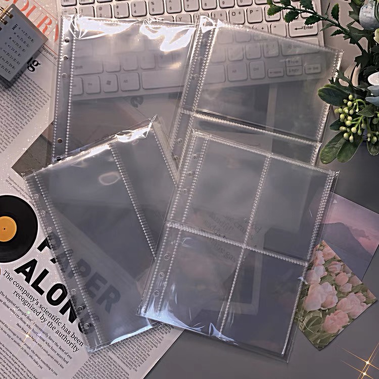 A5 Sleeves Album Binder Transparent Binder Idol Lomo Card Photo Card ...