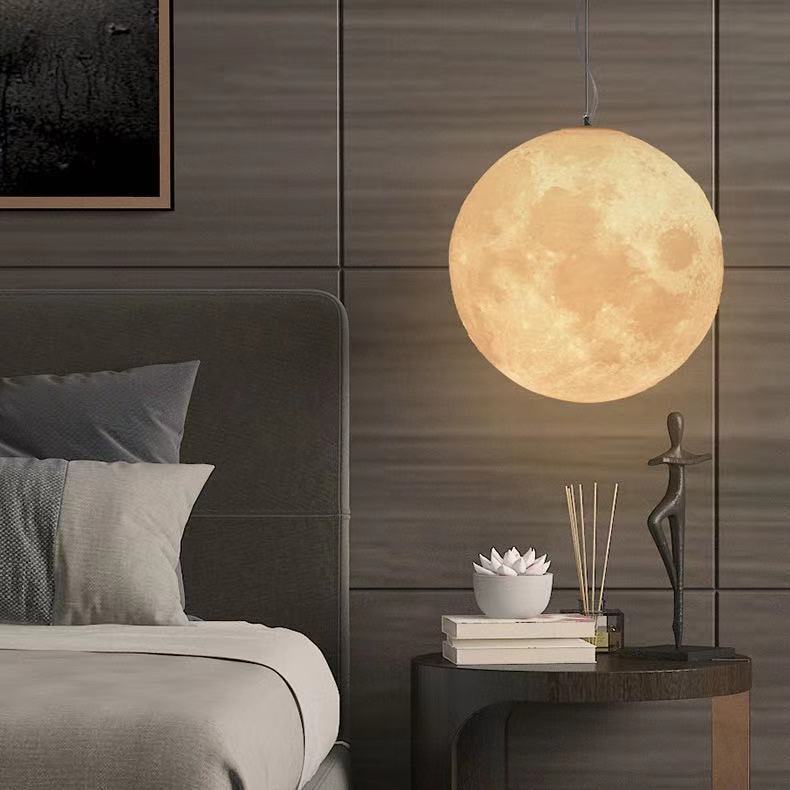 Moon Pendant Light Moon Light Star Chandelier Planet Hanging Light ...