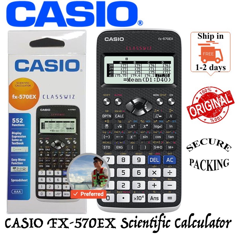CASIO FX-570EX Scientific Calculator | Shopee Singapore