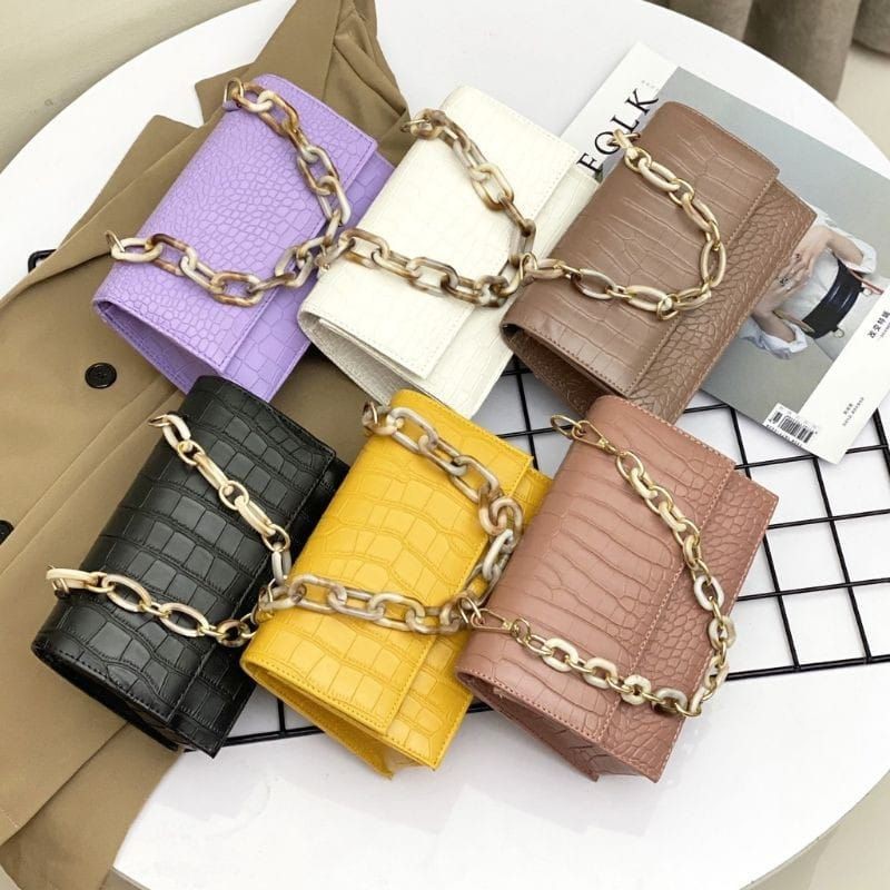 Acrylic Chain Bag ready Women's Fashion Chain Sling Bag | Shopee Singapore