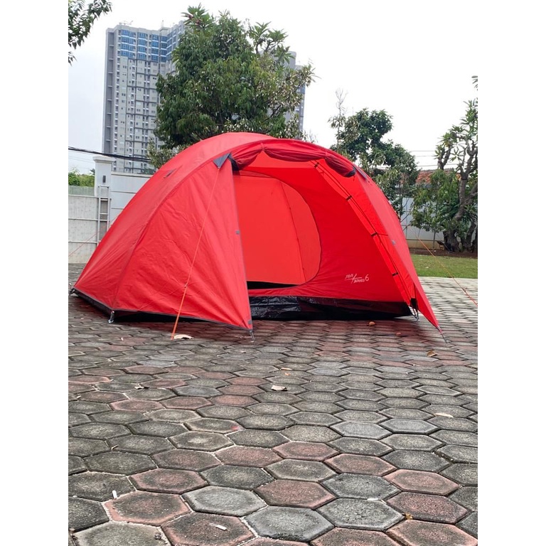 TENDA MIS BORNEO 6 camping tent Mountain inn sports capacity 6 people ...