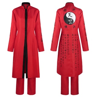 Anime Tokyo Revengers Tenjiku Gang Izana Kurokawa Cosplay Costume Red ...